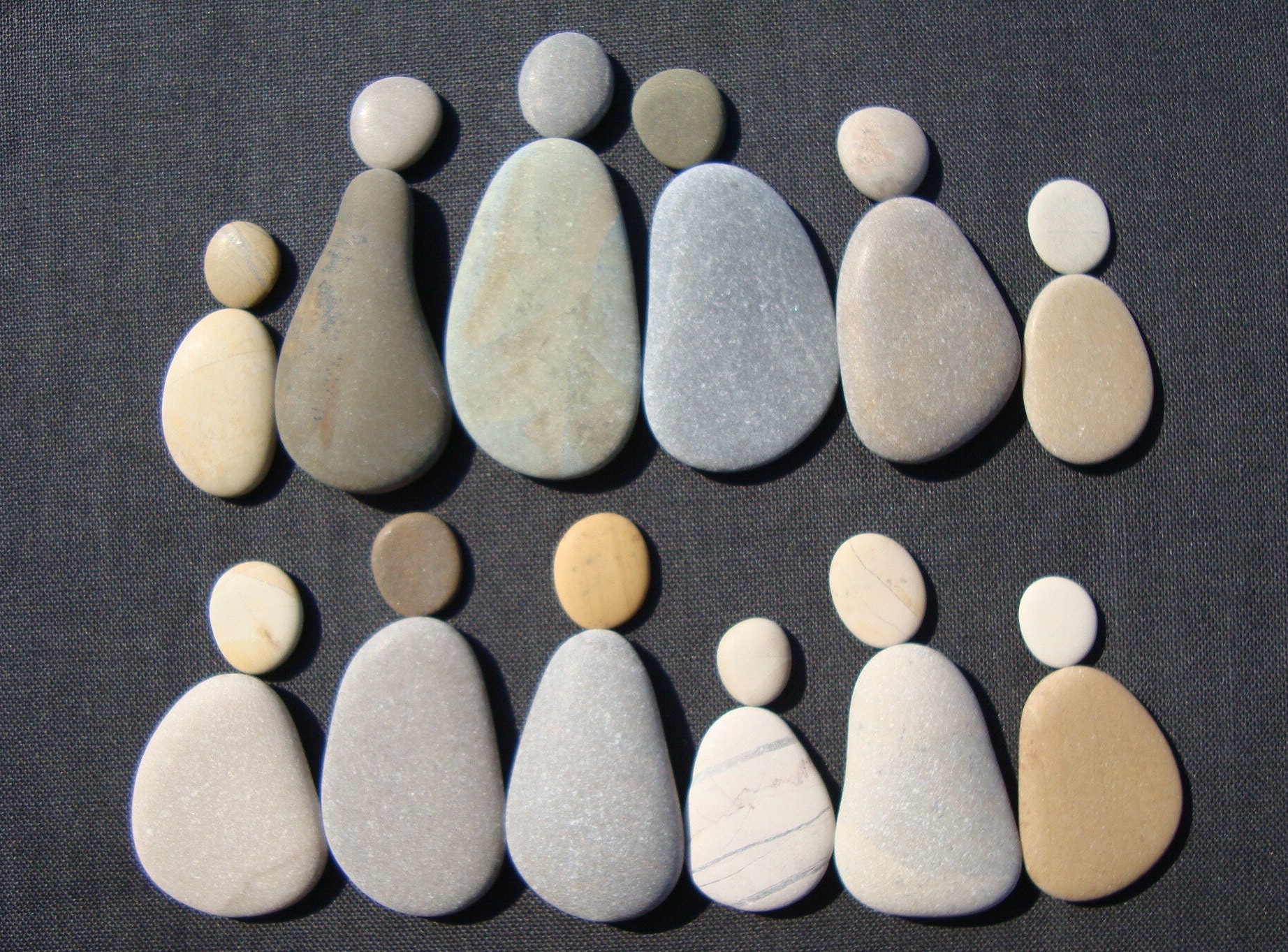 Pebble People DIY Pebble Art Picture Pebble Art Supplies | Etsy