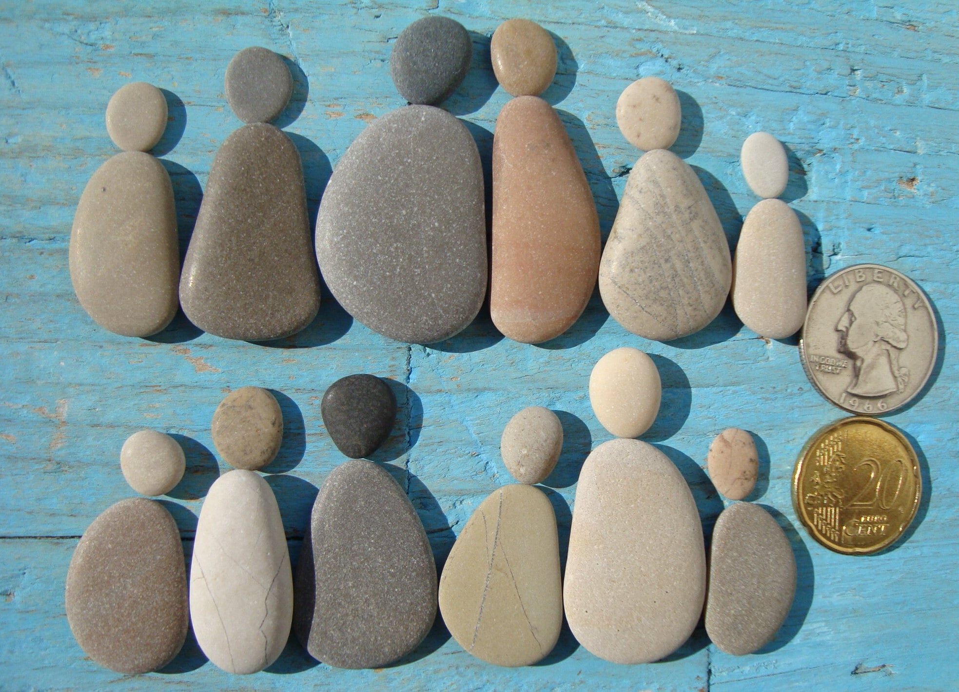 Pebble People DIY Pebble Art Picture Pebble Art Supplies | Etsy