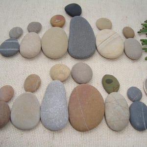 Pebble People - DIY Pebble Art Picture - Pebble Art Supplies - Natural ...