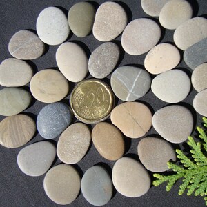 Small Sea Pebbles 0.8"- 0.9" - Flat Colorful Beach Stones - Italian Sea ...