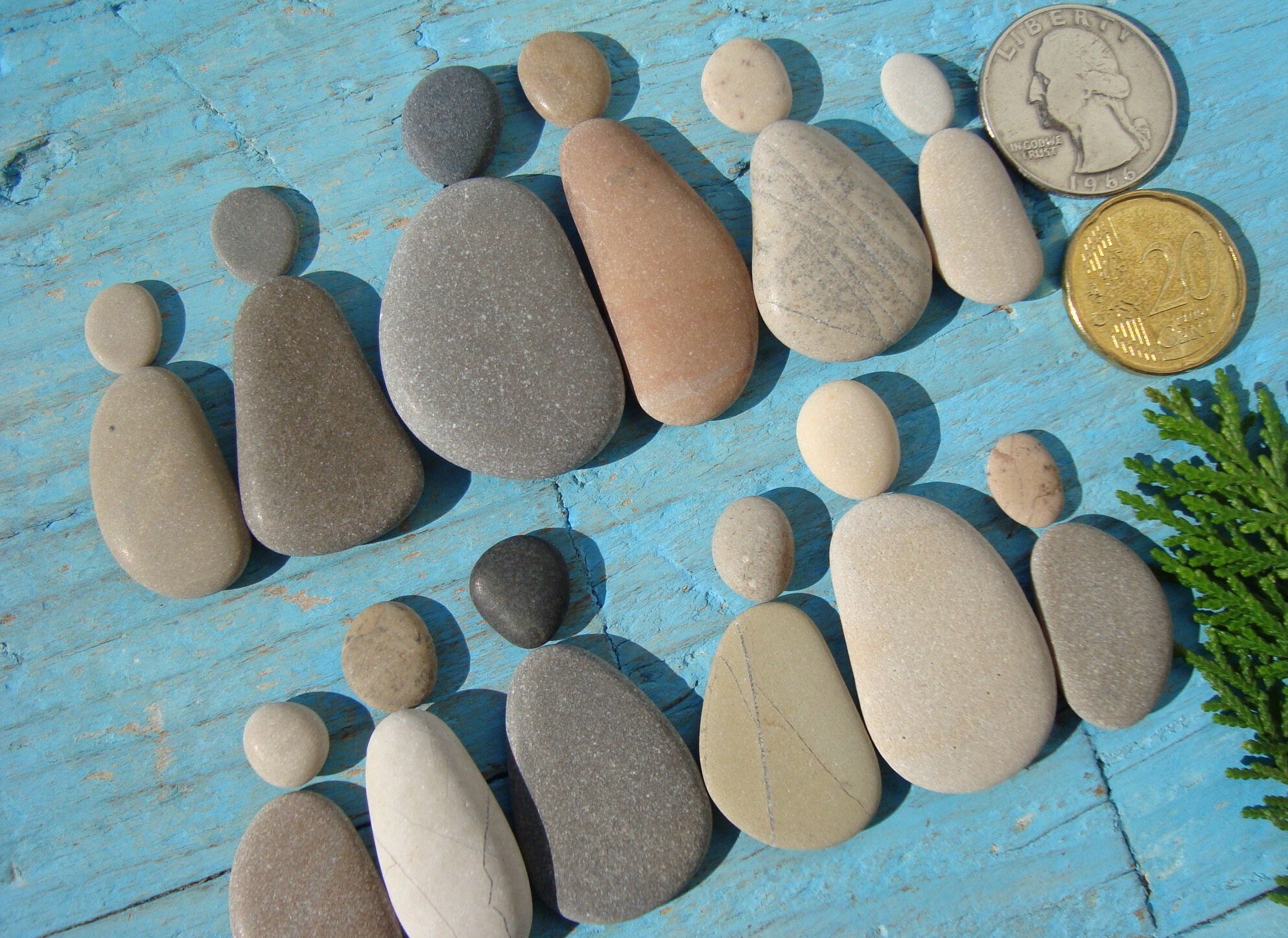 Pebble People DIY Pebble Art Picture Pebble Art Supplies | Etsy