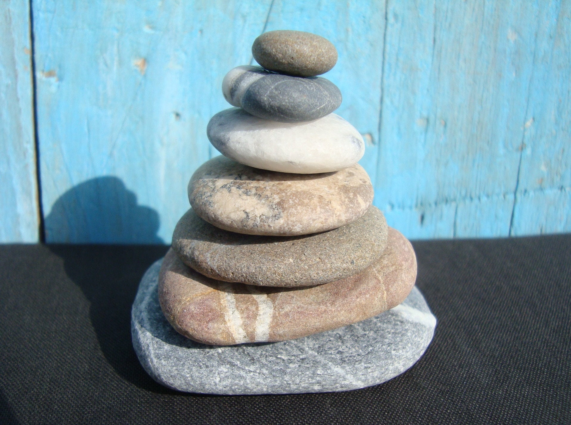 Large Zen Stones 7 Raw Stacking Stones Balancing Stones | Etsy