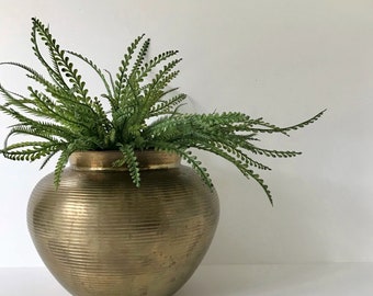 Brass flower pot | Etsy