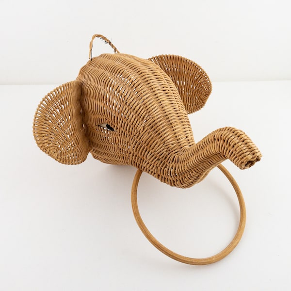 Wicker Elephant - Etsy