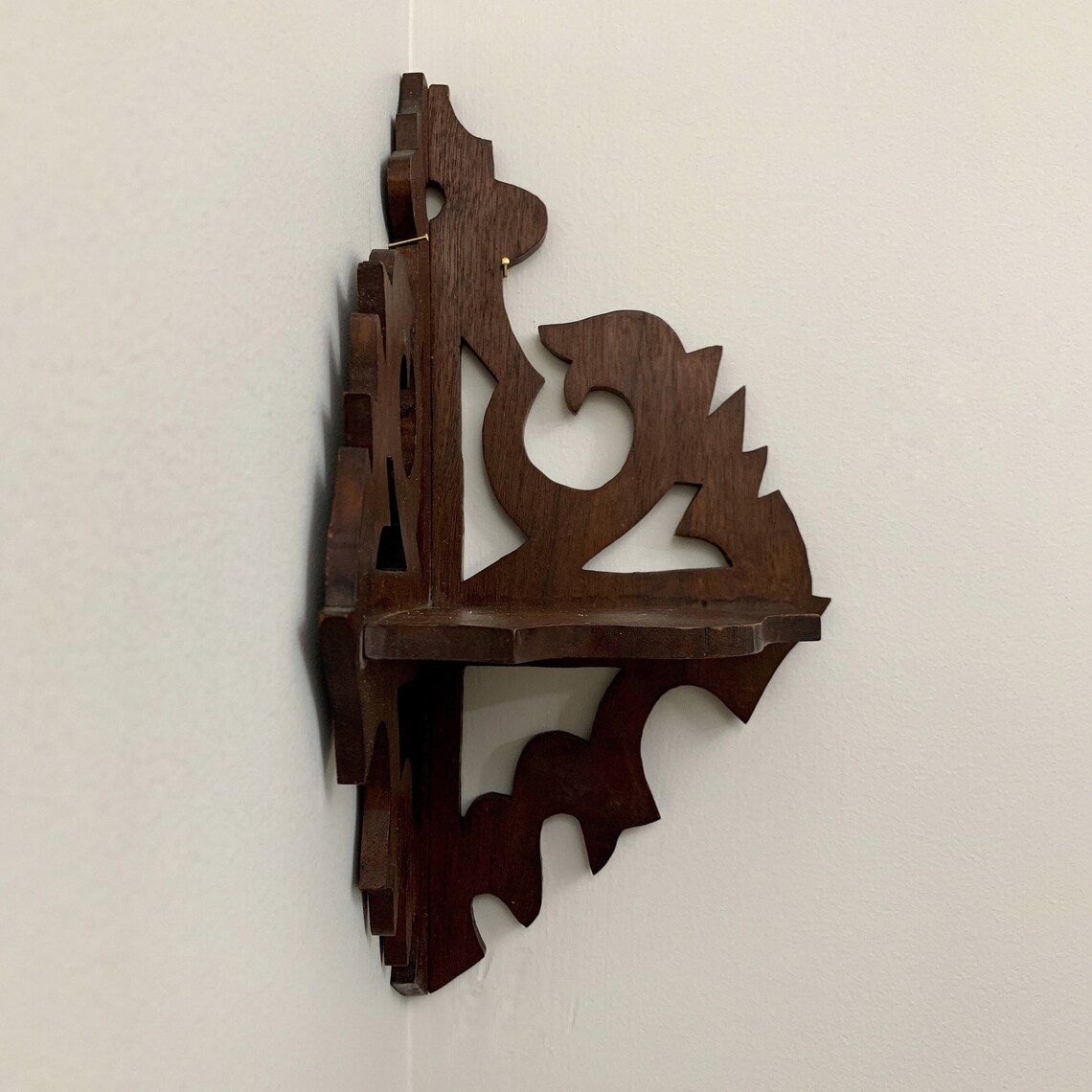 Wood Scroll Cut Wall Shelves Sold Separately Two Vintage | Etsy