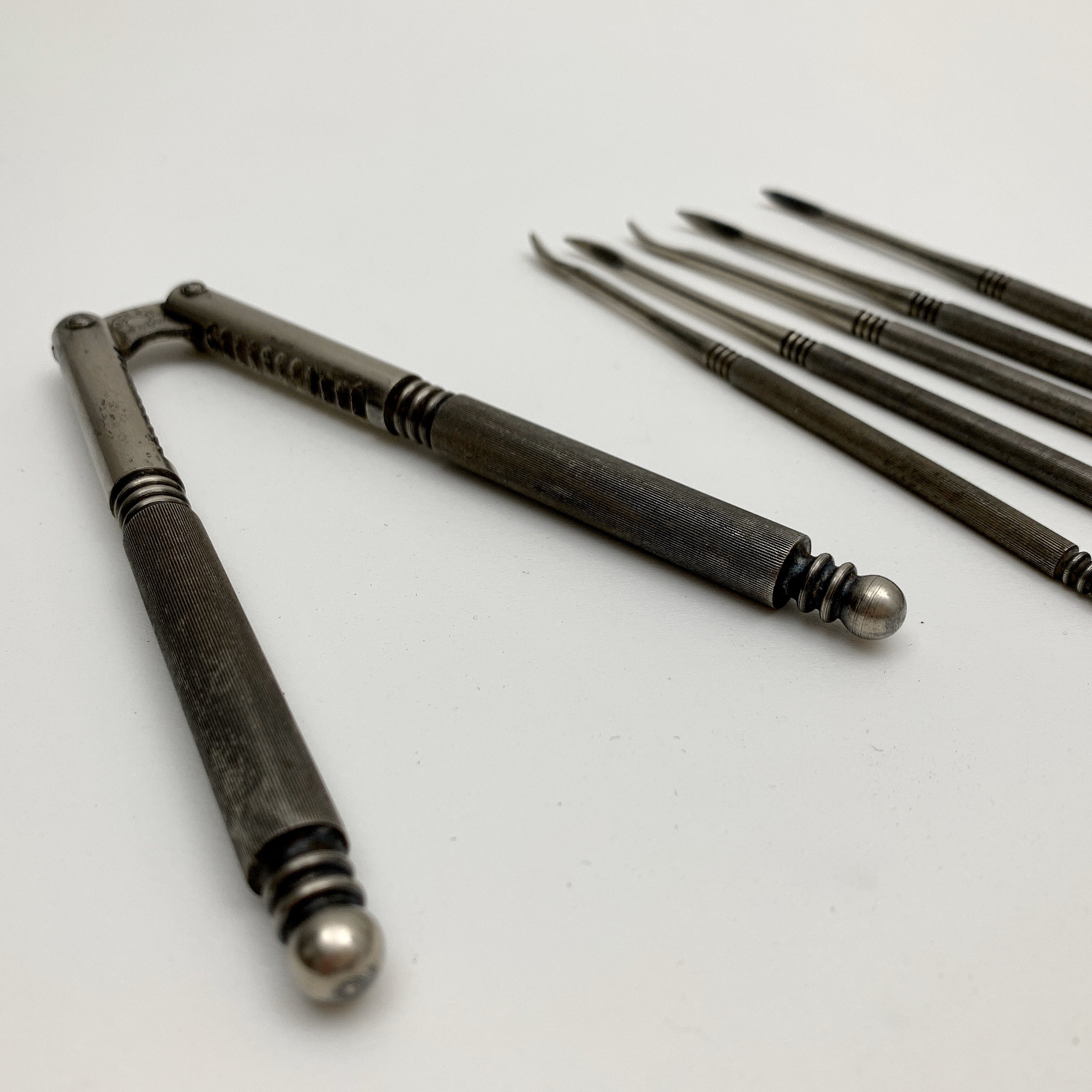 Vintage Nutcracker and Pick Set Wallace Bros Silver | Etsy