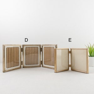 Vintage Hinged Gold Metal Photo Frames Double and Triple - Etsy