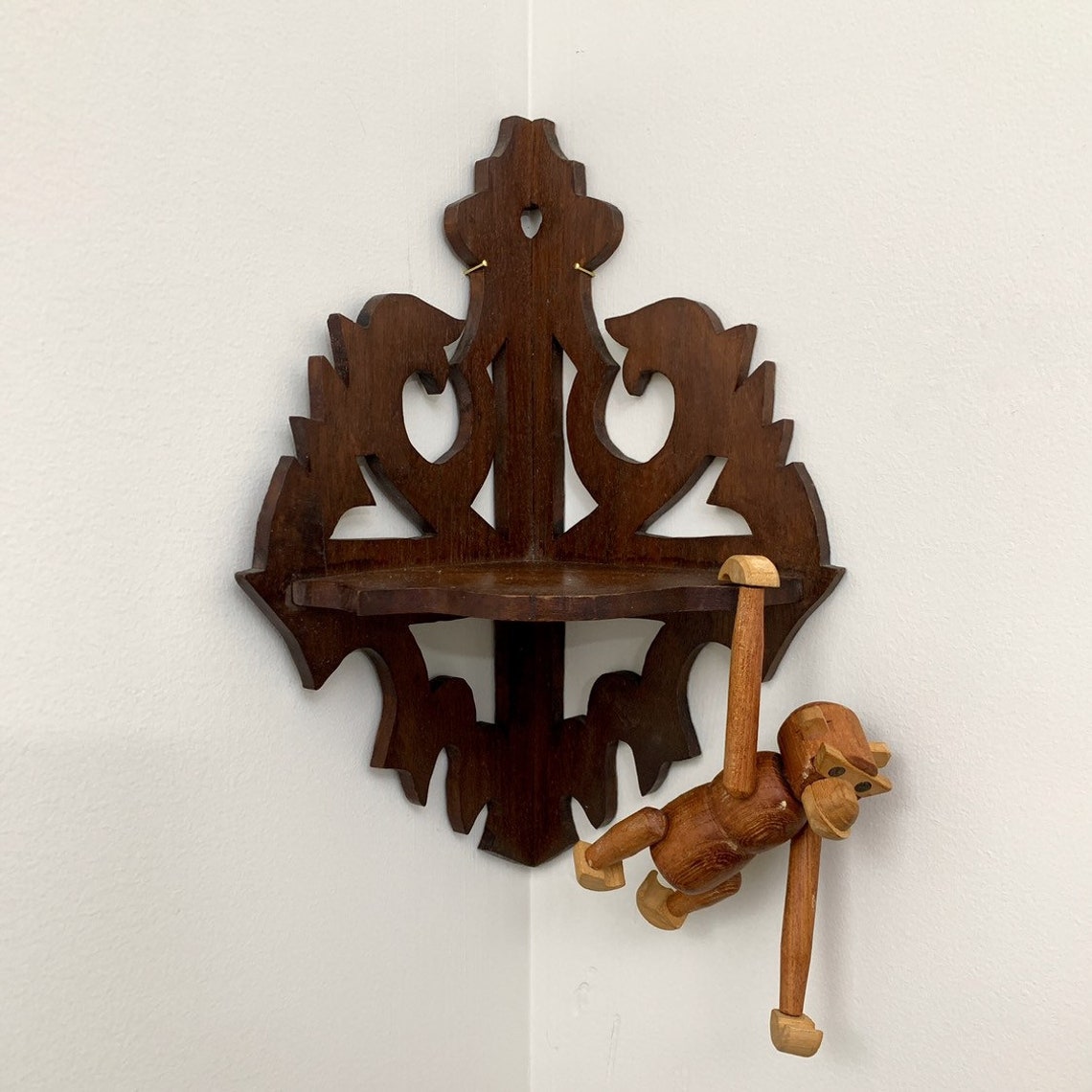 Wood Scroll Cut Wall Shelves Sold Separately Two Vintage | Etsy