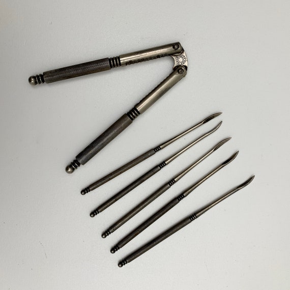 Vintage Nutcracker and Pick Set Wallace Bros Silver | Etsy