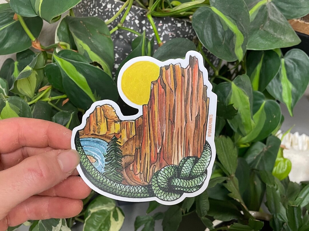 Smith Rock State Park Vinyl Decal Sticker, Central Oregon - Etsy