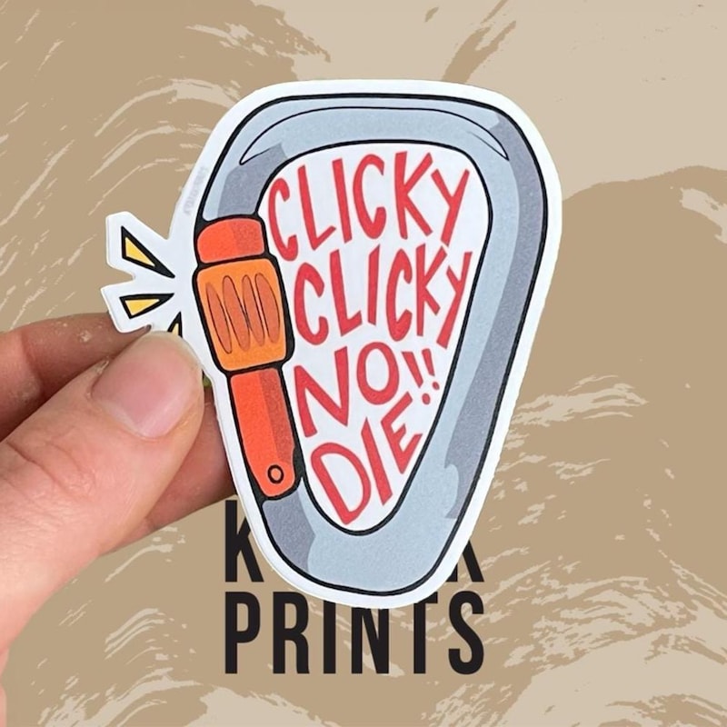 Funny Climbing Gift Sticker - 60+ Gift Ideas for 2026