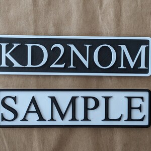 Callsign Placard for Amateur Radio / Ham Radio - Etsy