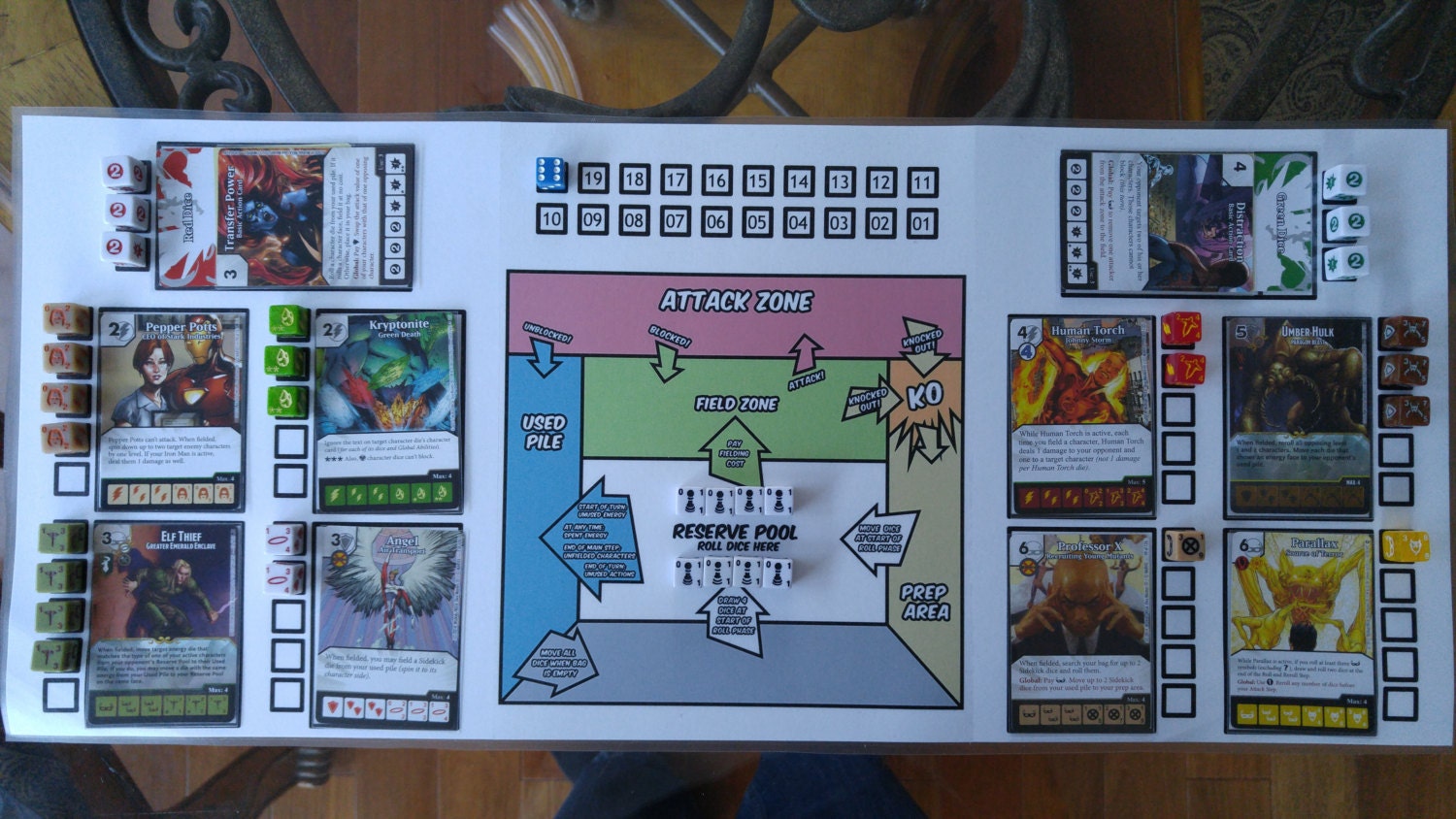 Dice Masters Playmat Print Out