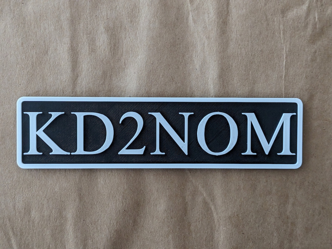 Callsign Placard for Amateur Radio / Ham Radio - Etsy