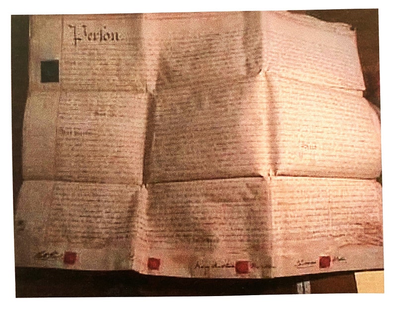 1794 English Land Deed Large Multi-page Parchment. King - Etsy