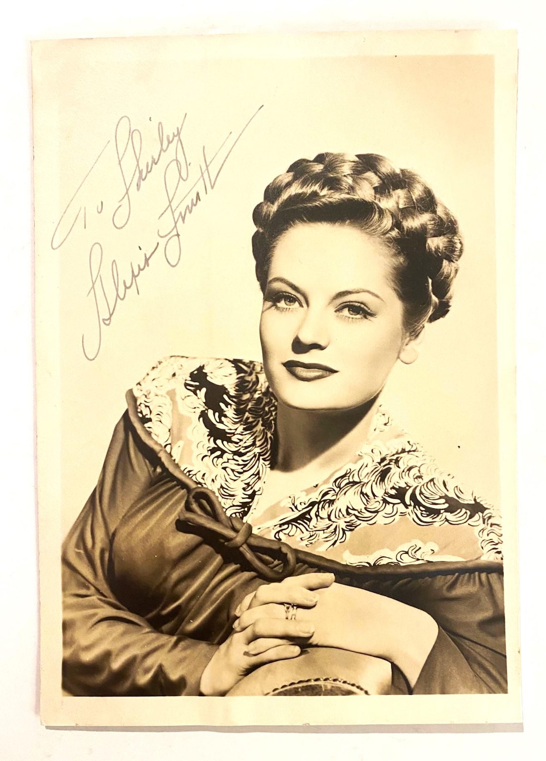 Actress, Alexis Smith Vintage Signed Publicity Photograph, 1940's - Etsy