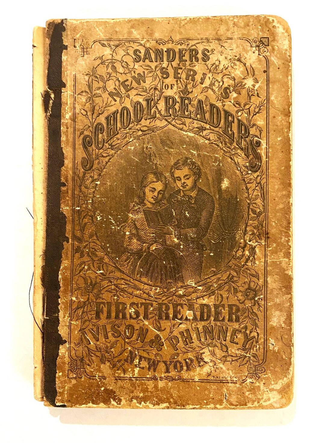 The School Reader, First Book by Charles W. Sanders, 1866 - Etsy
