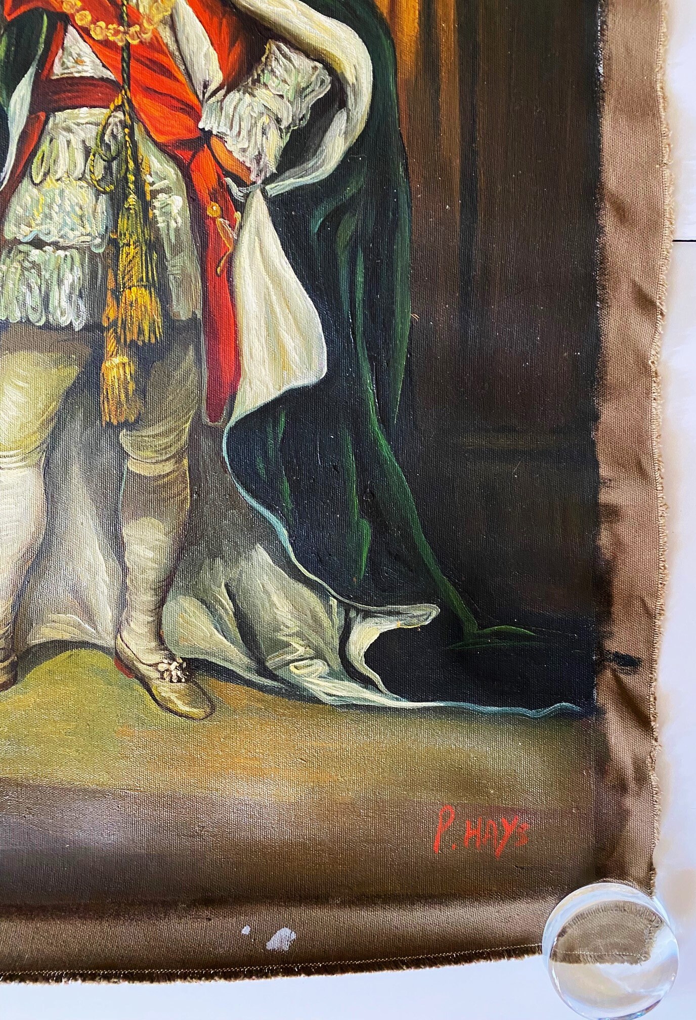 18th Century British Royalty, Oil Painting on Canvas - Etsy