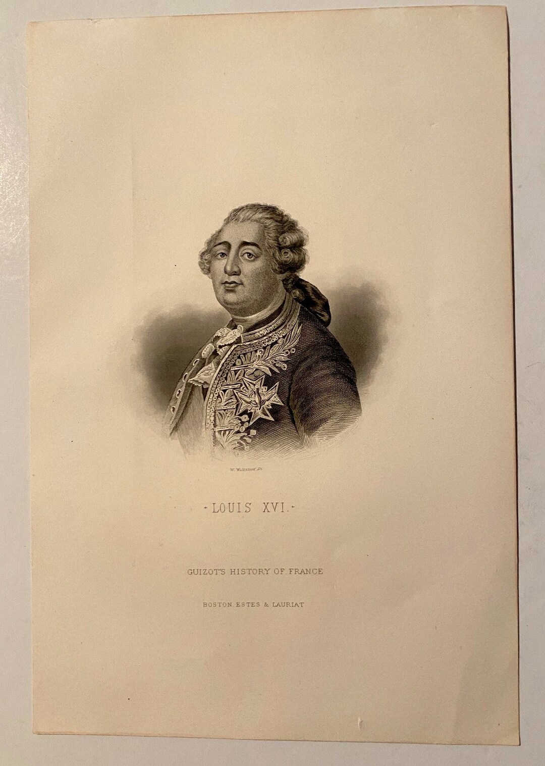 Louis XVI (engraving), by Neuville, 1885 - Etsy