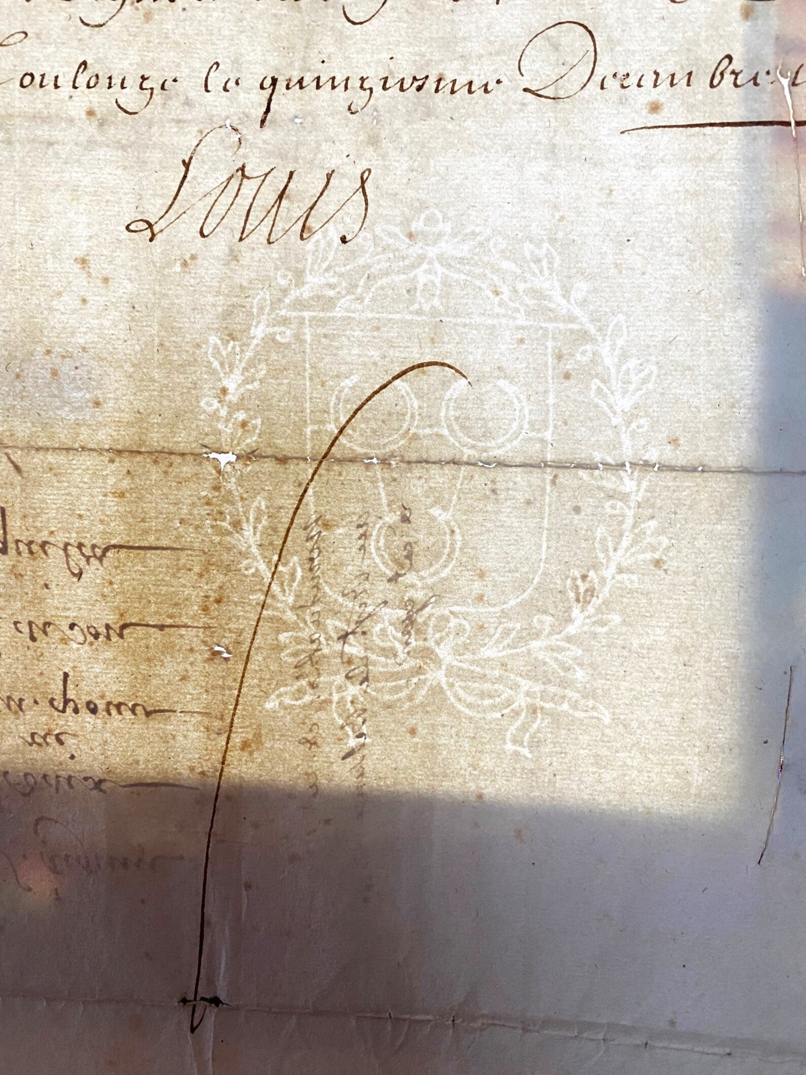 Genuine 18th Century French Manuscript, Signed Louis XV, Stamped - Etsy