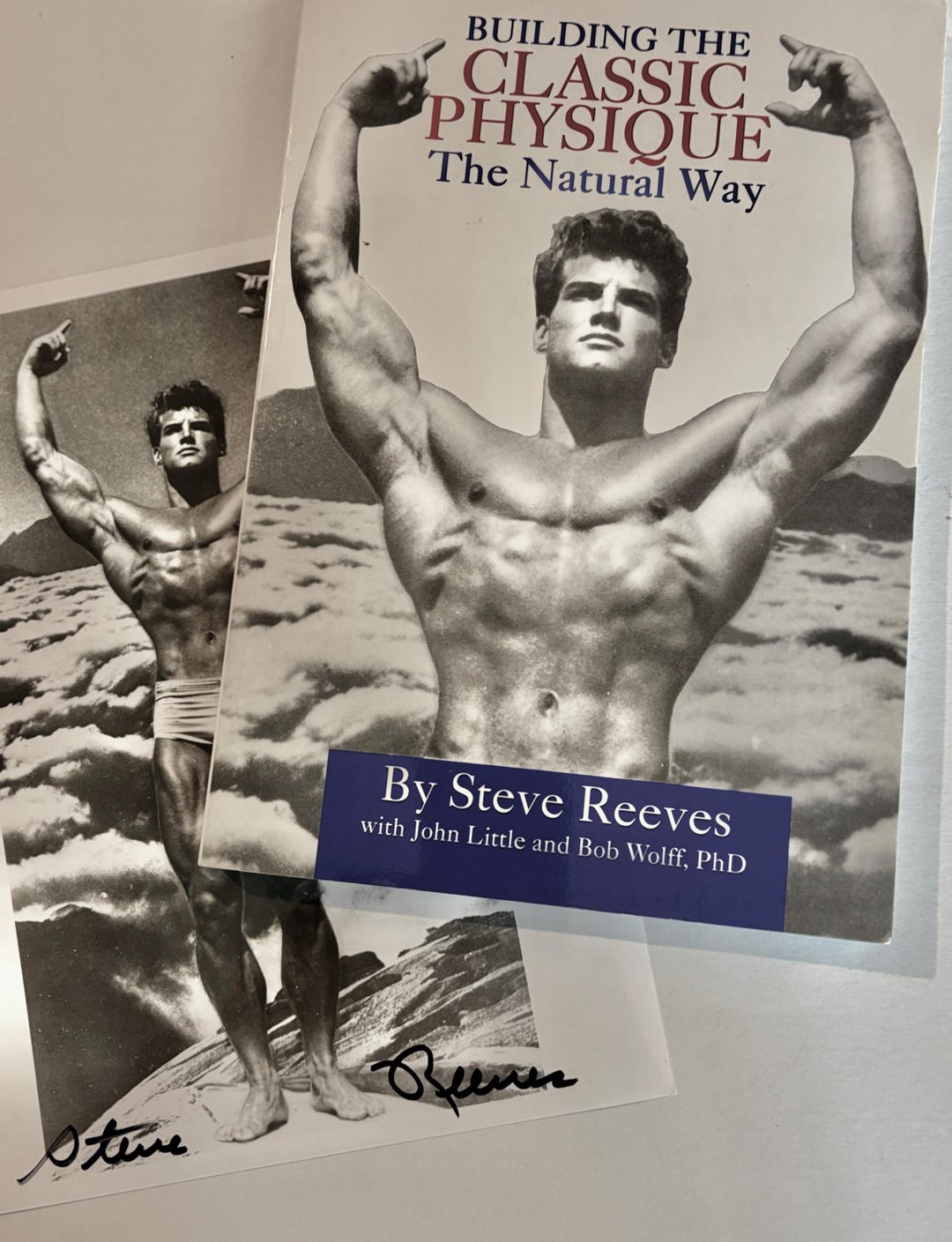 Steve Reeves "classic Physique" Book and Signed Photo - Etsy