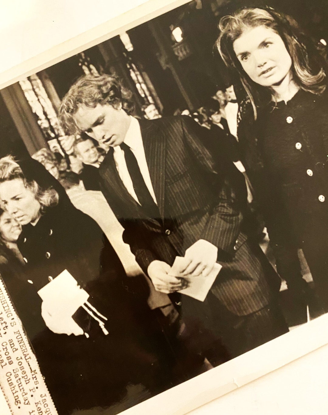 Jackie Onassis Arrives for Cardinal Cushing Funeral, 1970 - Etsy