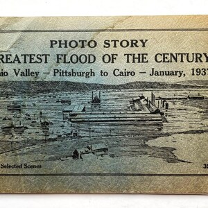 Rare Photo Book Story, "greatest Flood of the Century", Ohio Valley ...