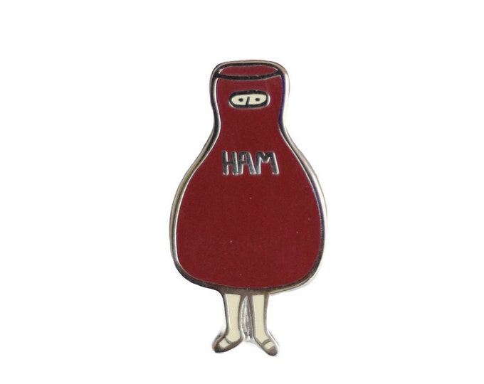 Scout's Ham Costume Enamel Pin - Literary Lapel Pin // Hard Enamel Pin ...
