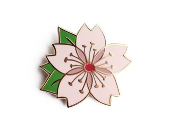Bloom Hand Enamel Pin Flower Motto Lapel Pin // Hard Enamel Pin ...