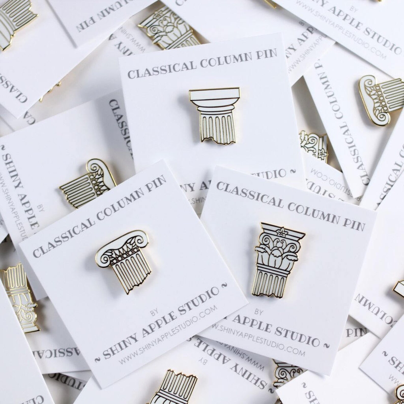 Classical Column Pin Set Mythology Architecture Art History | Etsy