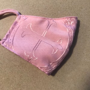 Catholic Liturgical Face Mask, Religious Face Covering, 3-layers of ...