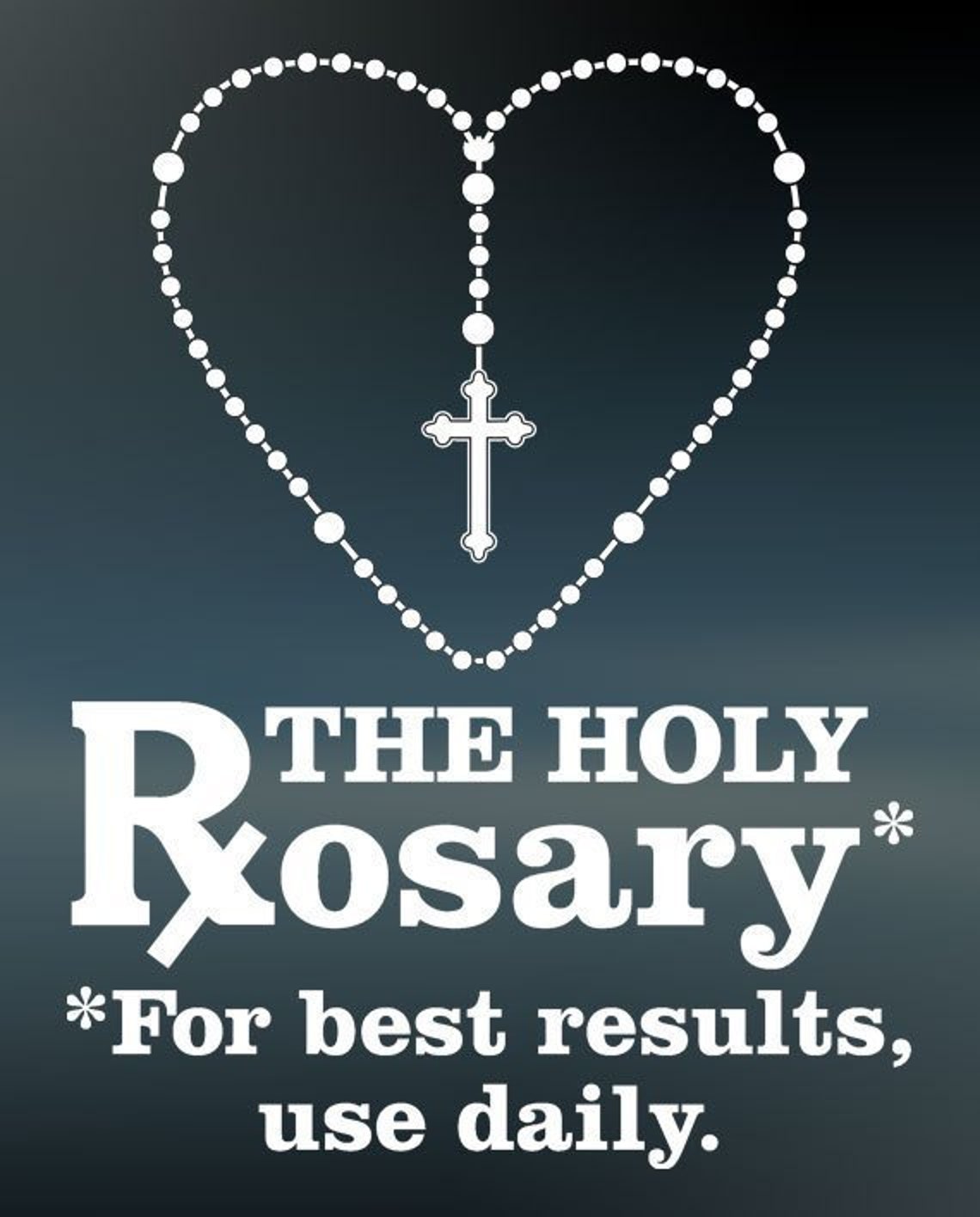 Holy Rosary Decal Sticker Laptop Decal Car Sticker Decal - Etsy