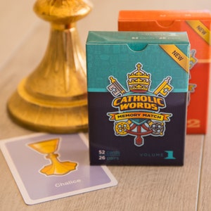 Catholic Mass Liturgical Vocabulary Memory Match Card Game (volume I ...