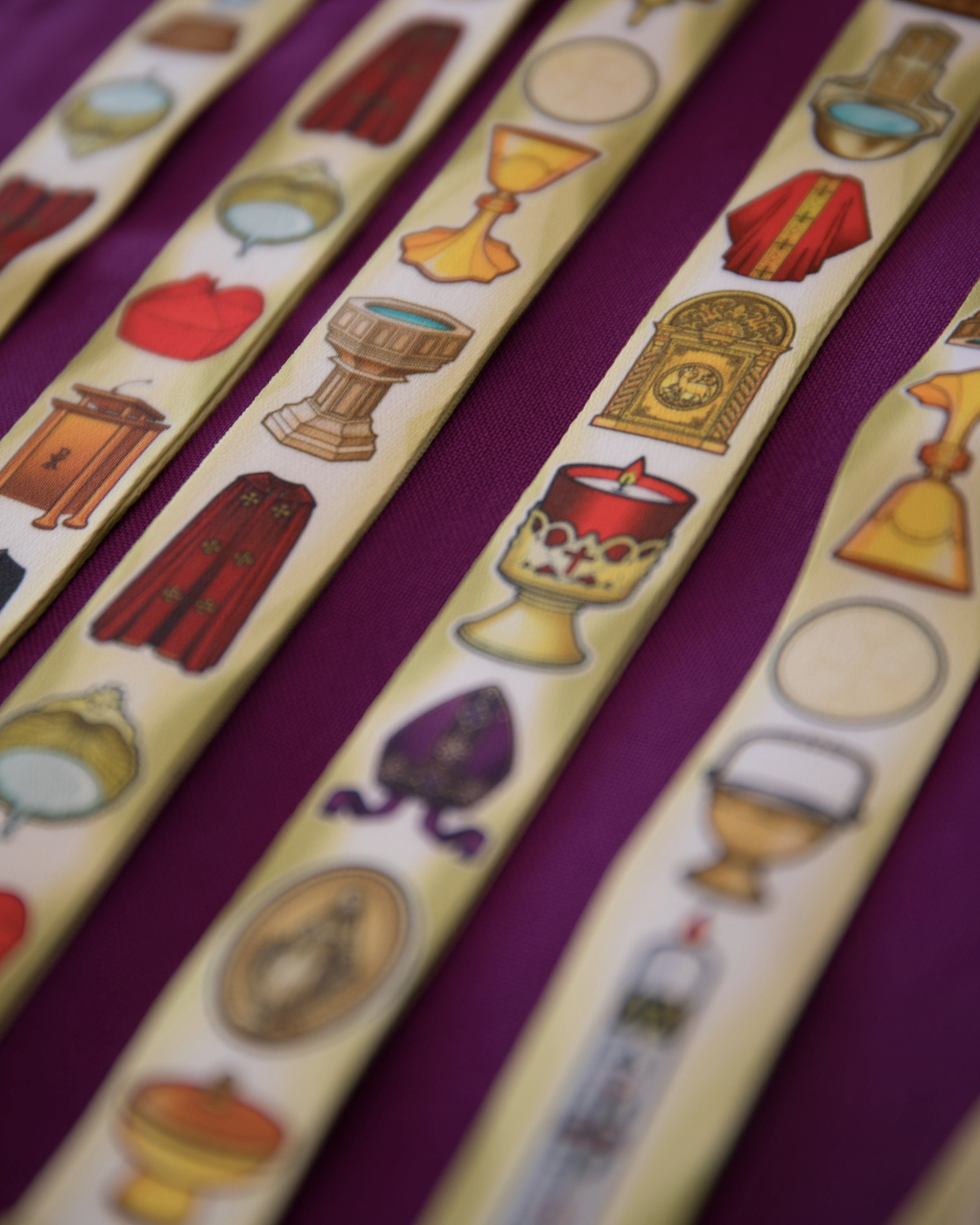 Catholic Mass Objects Lanyard Sacraments and Sacramentals ID - Etsy