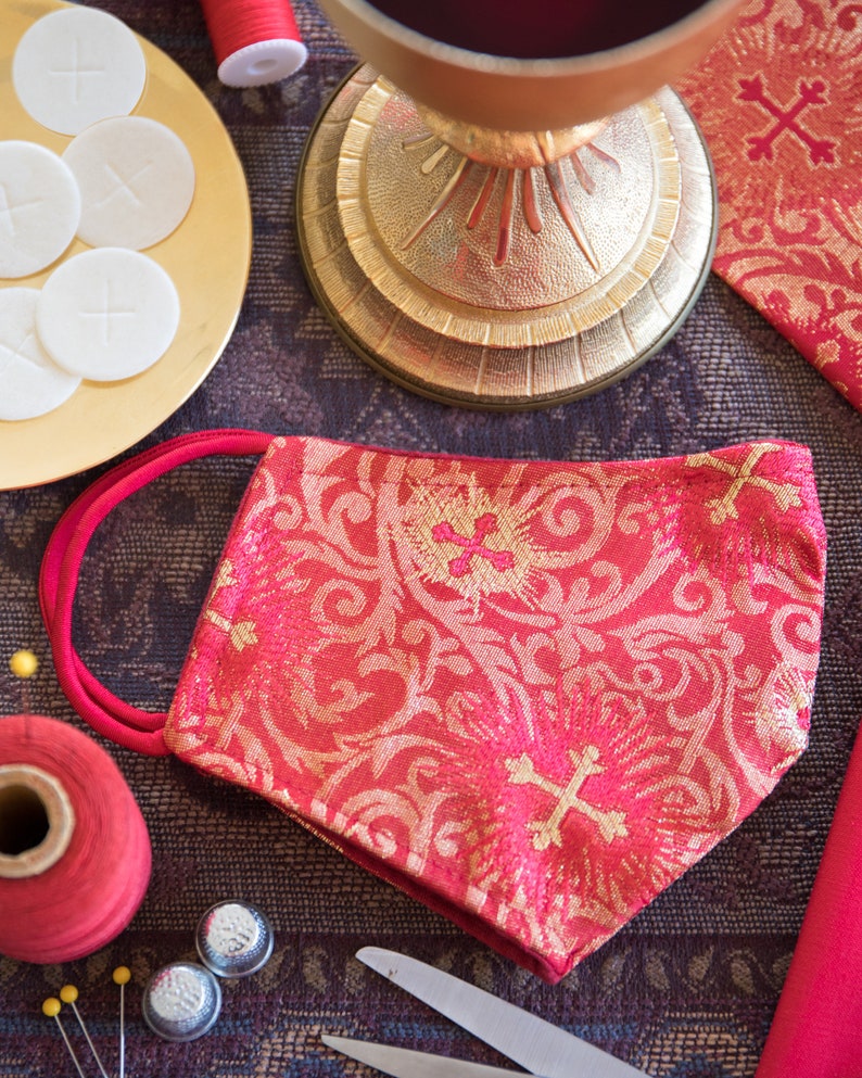 Catholic Liturgical Face Mask Reusable Religious Face - Etsy