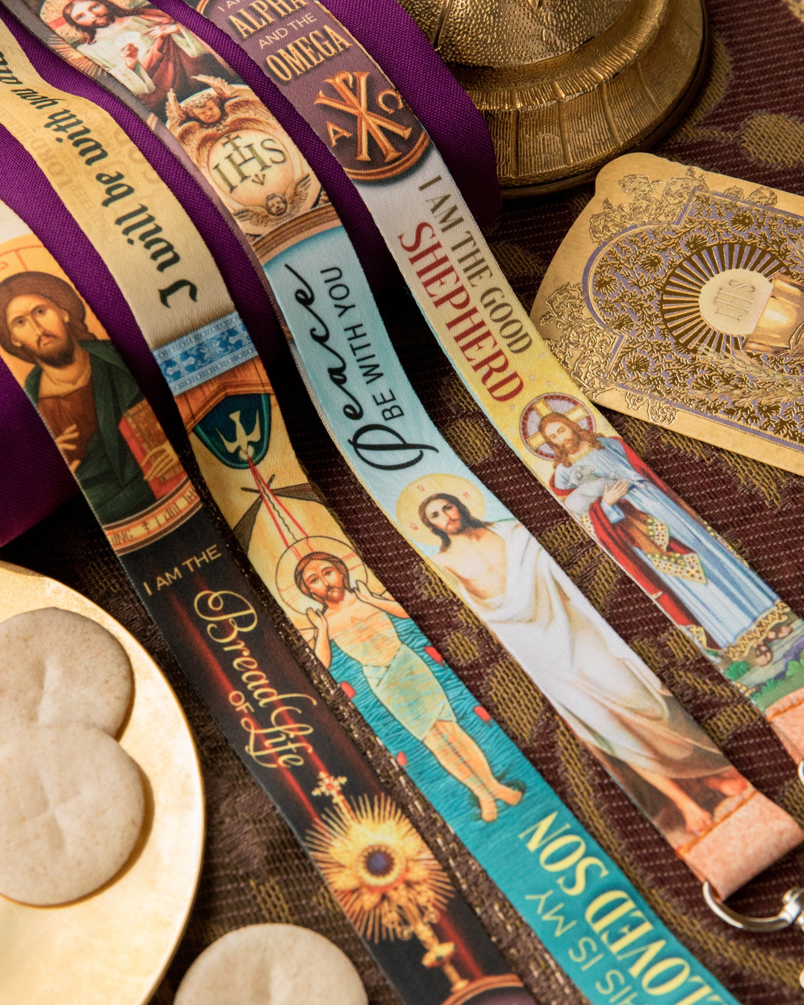 Jesus Christ Catholic Lanyard Son of God ID Badge Holder Roman ...