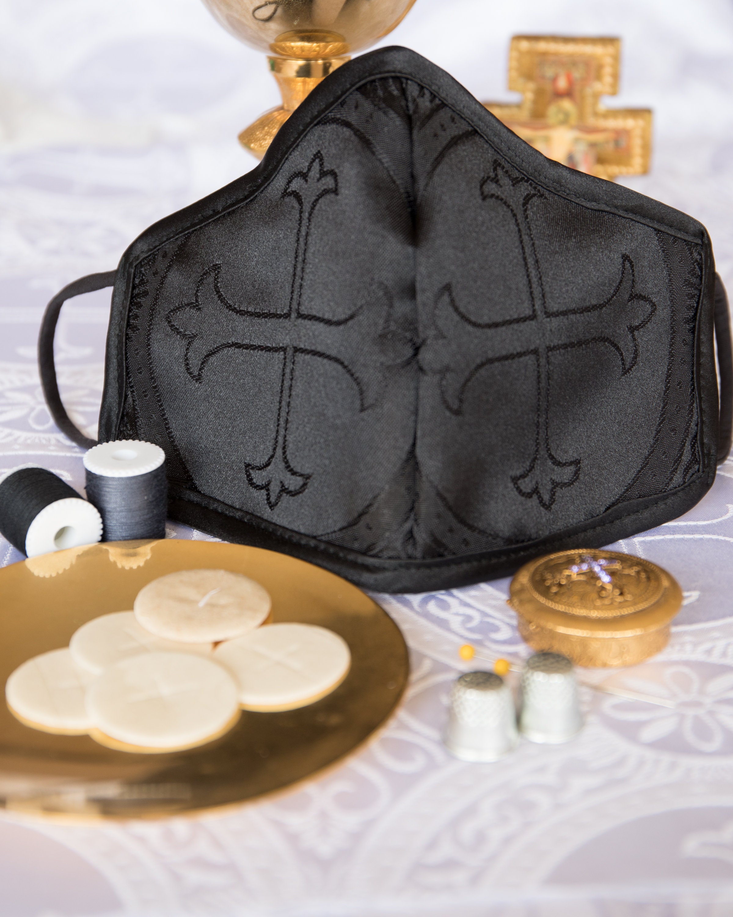 Catholic liturgical face mask Reusable religious face | Etsy