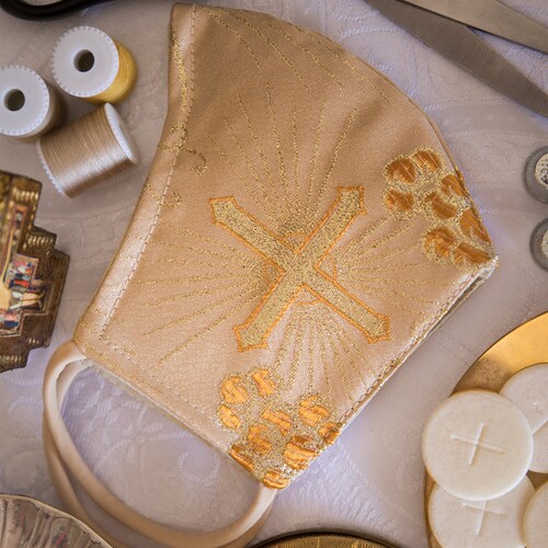 Catholic Liturgical Face Mask Reusable Religious Face - Etsy