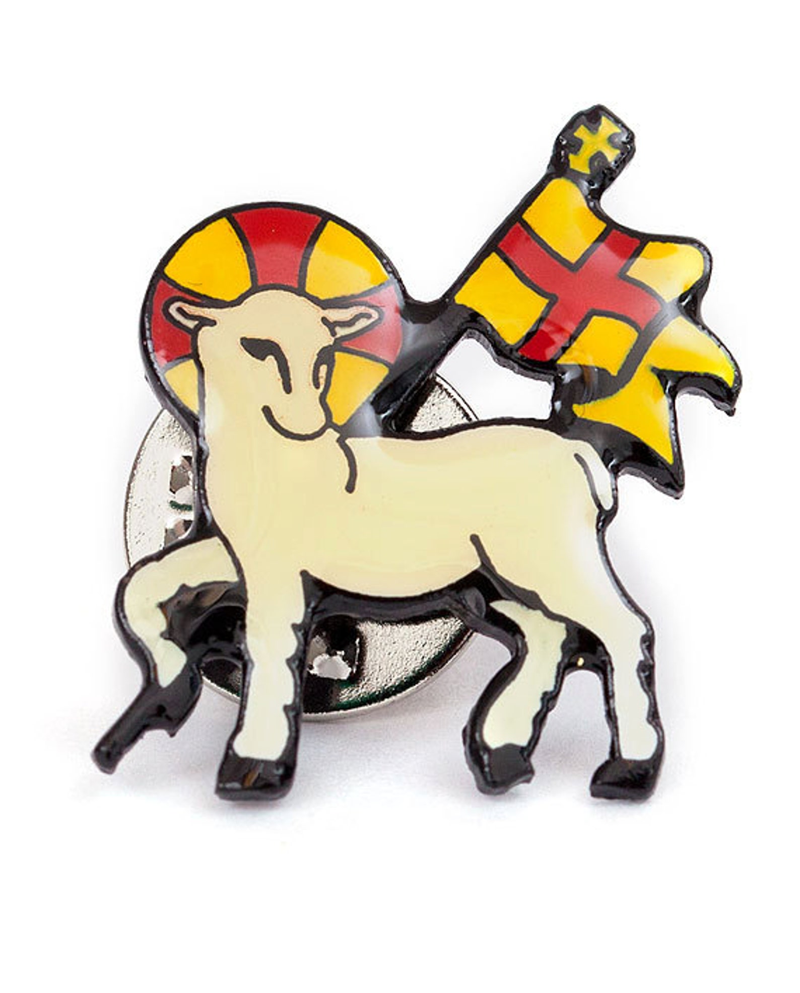 5-pak Catholic Agnus Dei Lapel Pin - Etsy