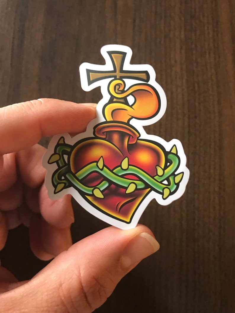 6 Pack Catholic Vinyl Sticker Decals - Etsy