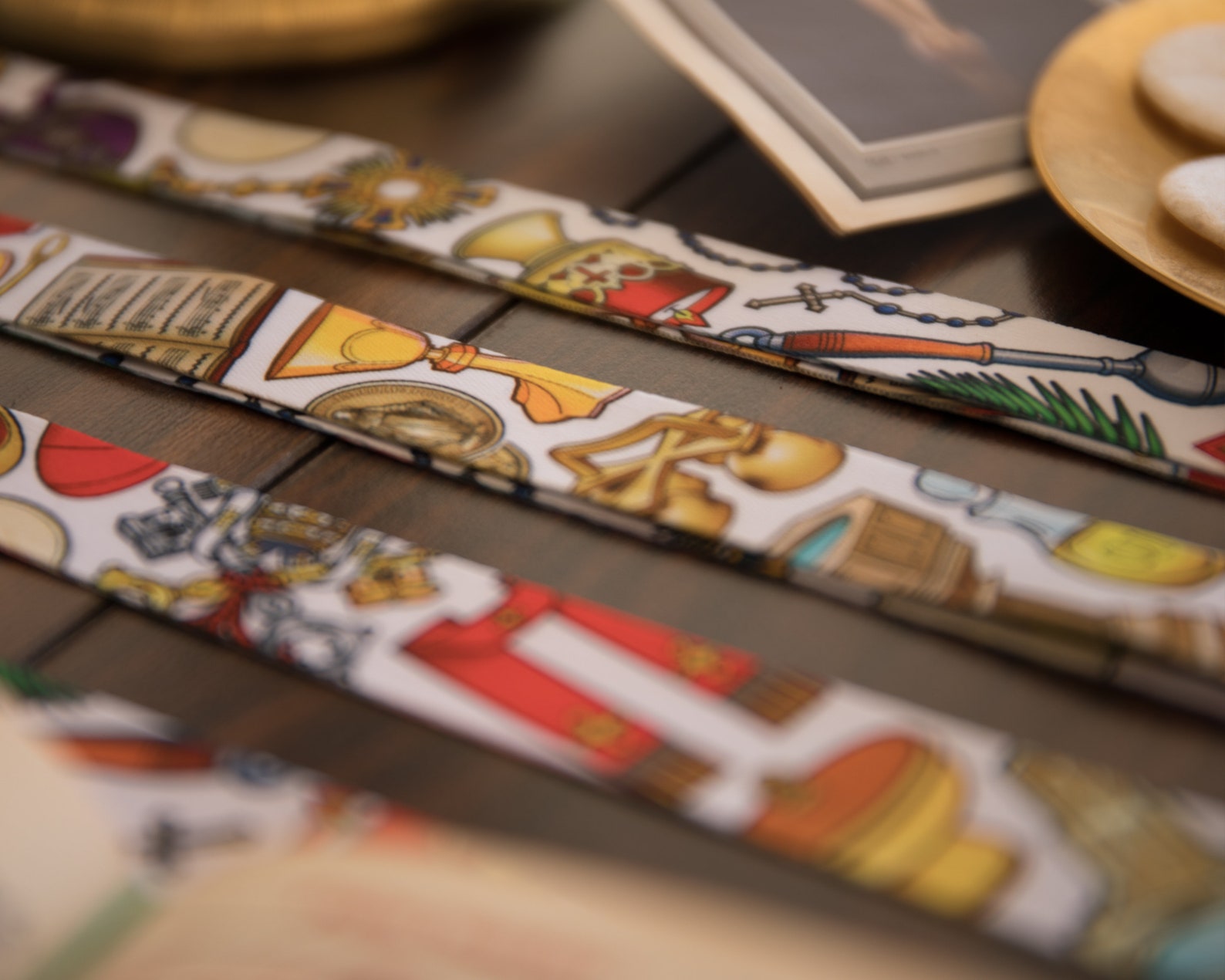 Catholic Mass Objects Lanyard Sacraments and Sacramentals ID - Etsy