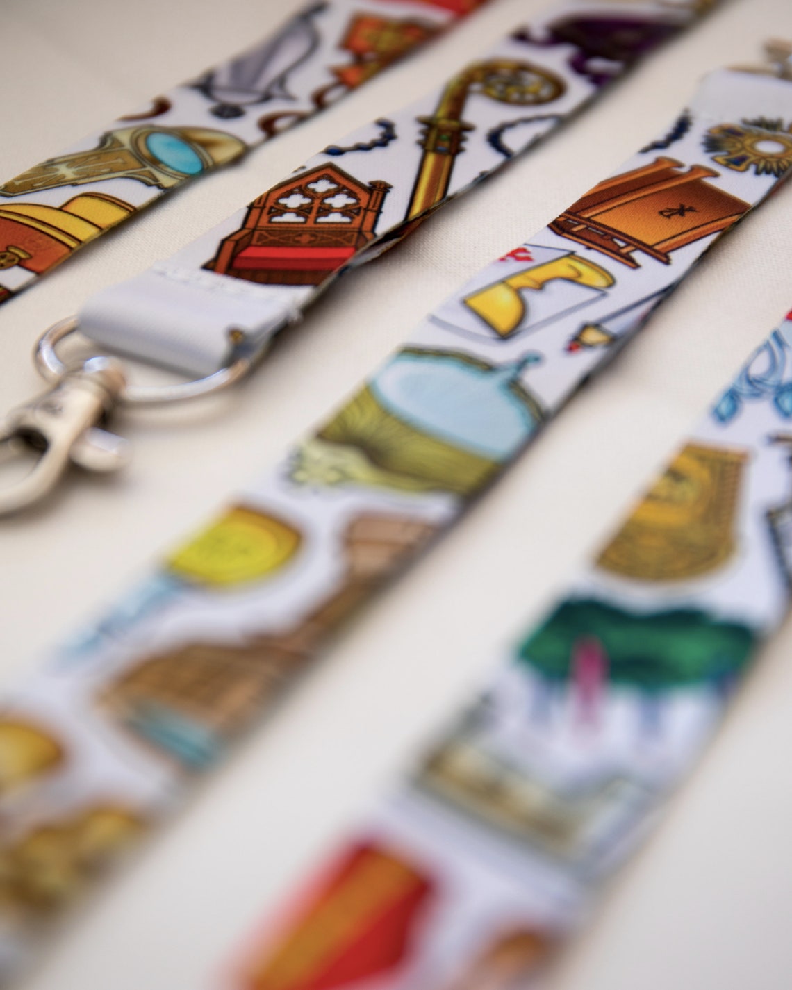 Catholic Mass Objects Lanyard Sacraments and Sacramentals ID - Etsy