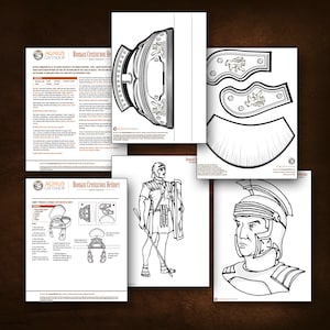 Catholic Centurion Helmet Lesson Art Craft Activity DIY Downloadable ...