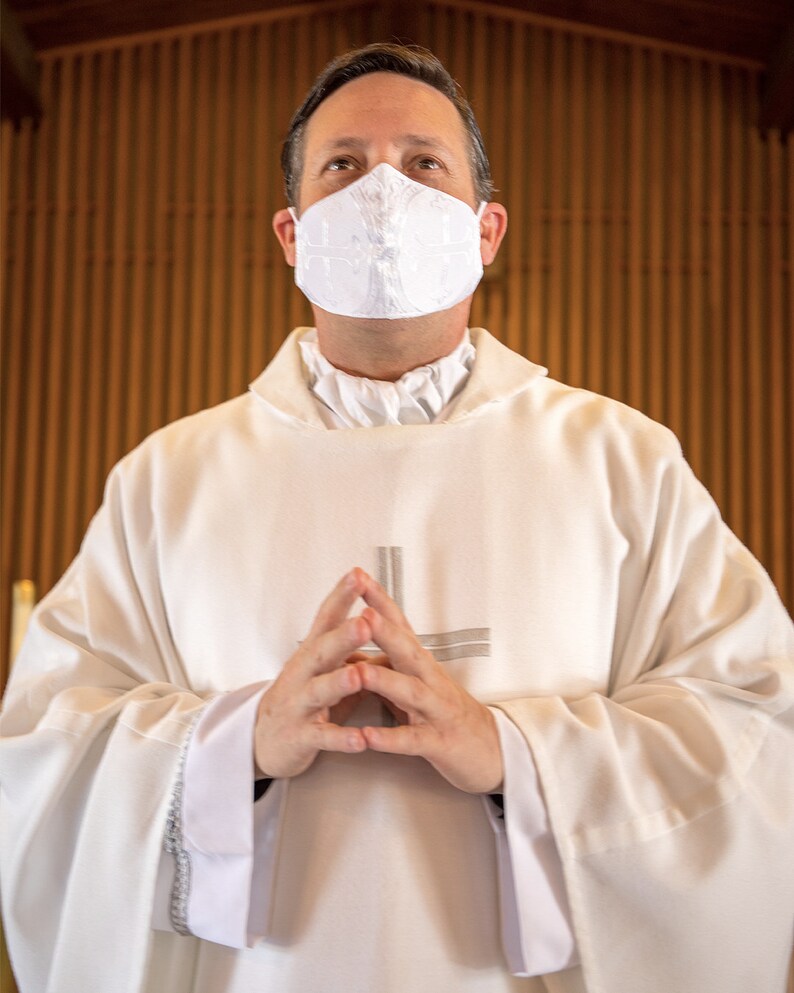 Catholic Liturgical Face Mask Reusable Religious Face - Etsy