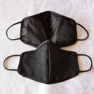 Catholic Liturgical Face Mask, Reusable Religious Face Covering, 3 ...