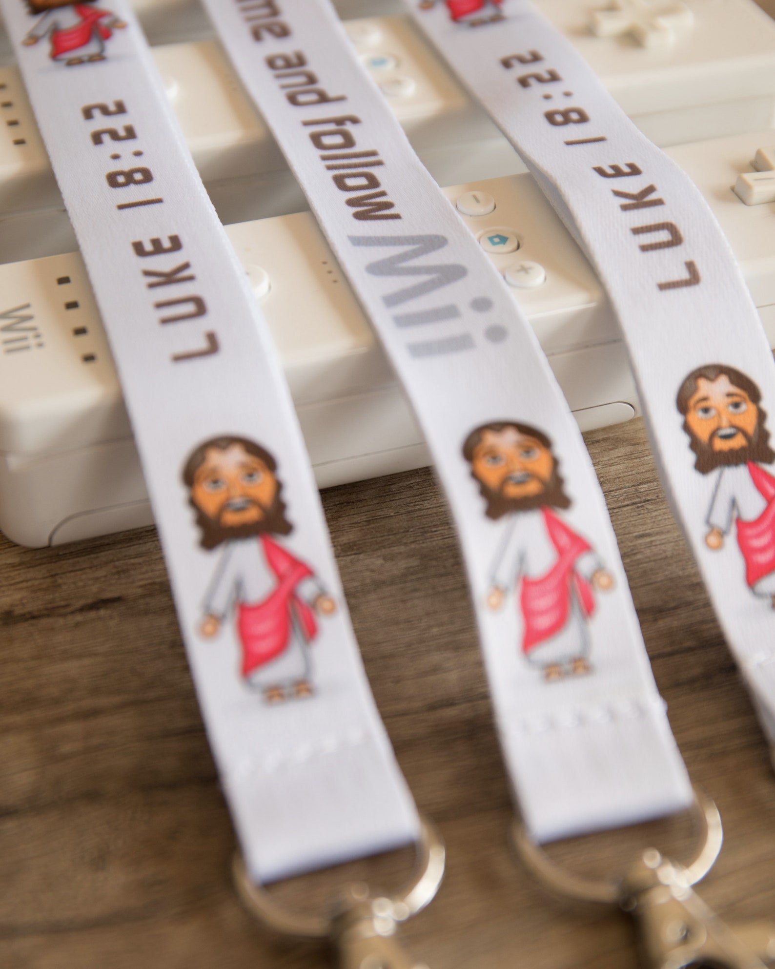 Jesus Wii Lanyard Child Student ID Badge Holder Christ - Etsy