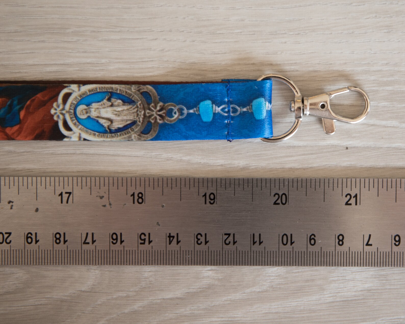 Mary Lanyard Catholic ID Badge Holder Marian Blessed Mother | Etsy