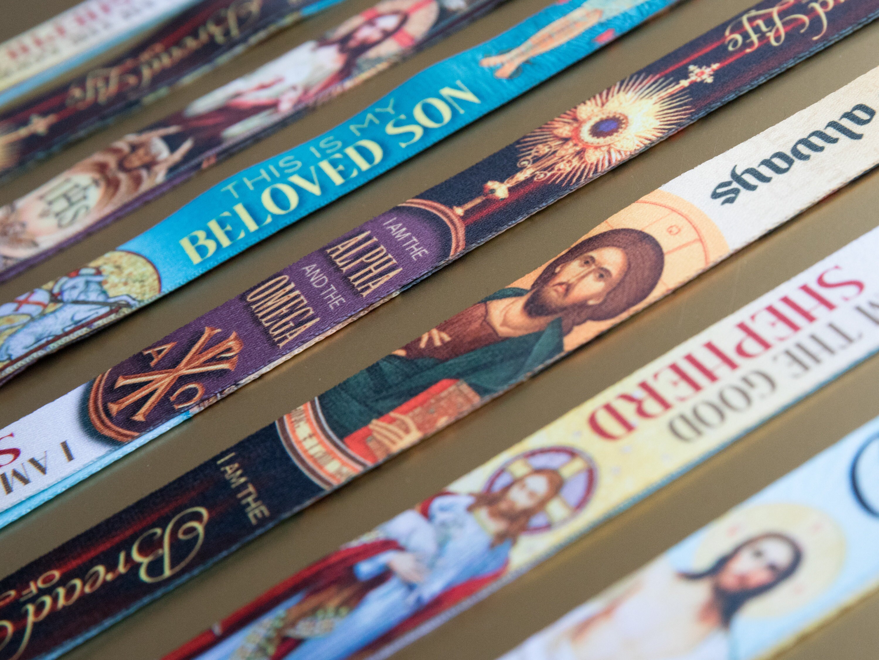 Jesus Christ Catholic Lanyard Son of God ID Badge Holder Roman | Etsy