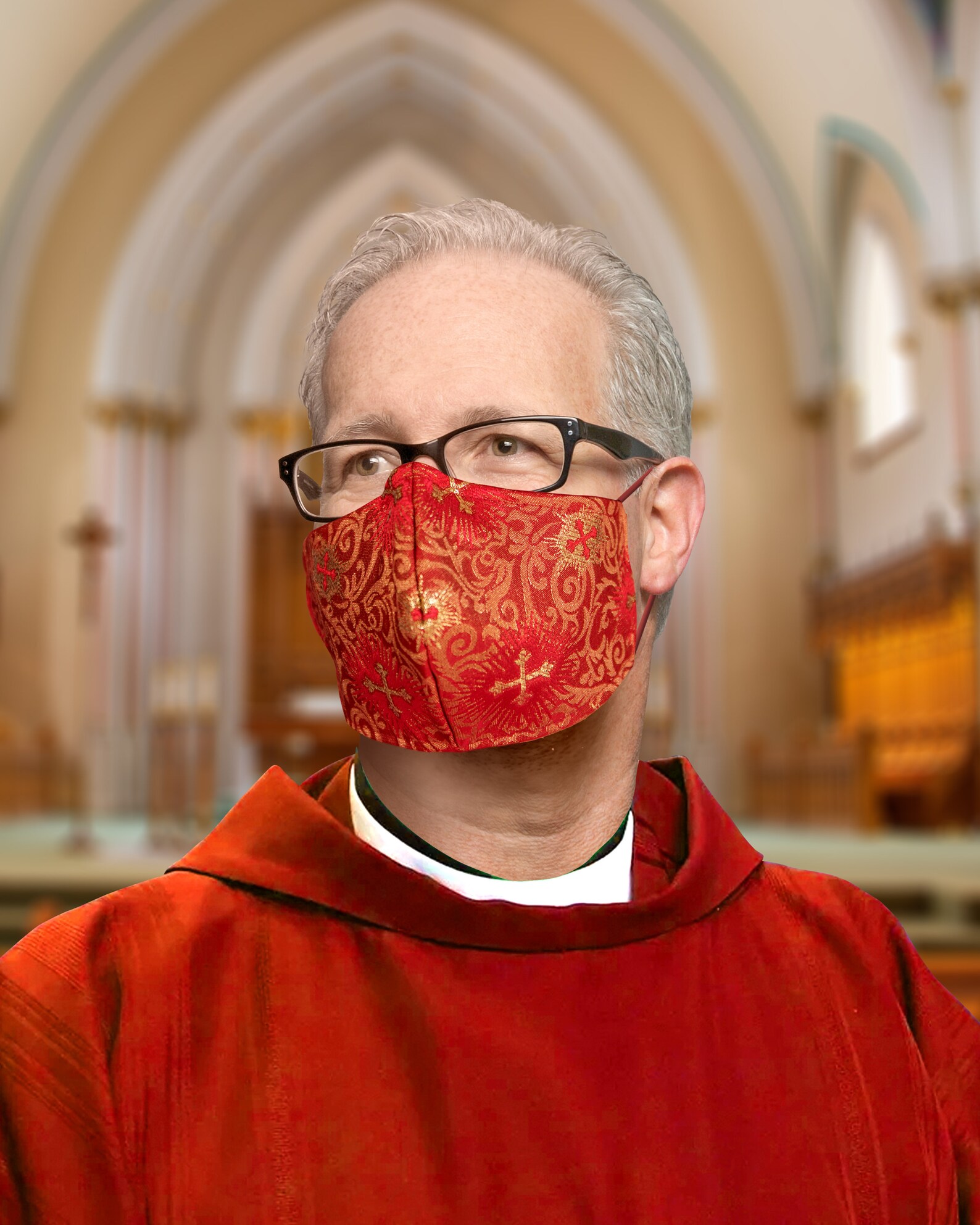 Catholic Liturgical Face Mask Reusable Religious Face - Etsy