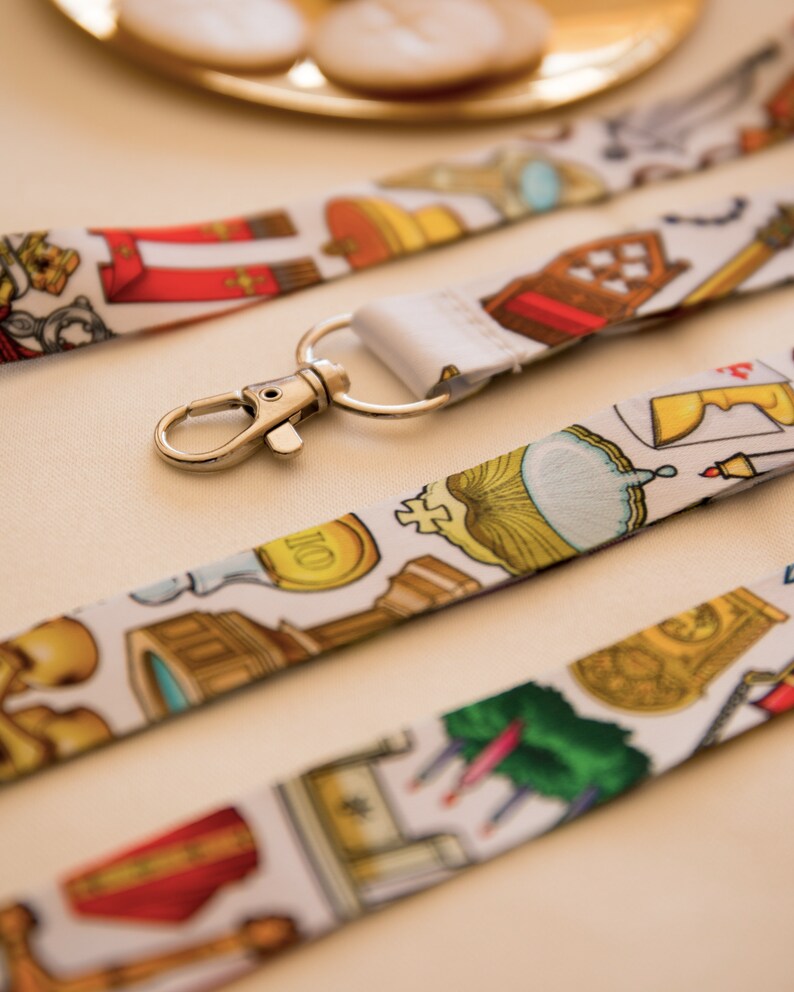 Catholic Mass Objects Lanyard Sacraments and Sacramentals ID - Etsy